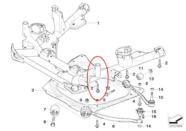 Front Subframe Bolt - Xoutpost.com
